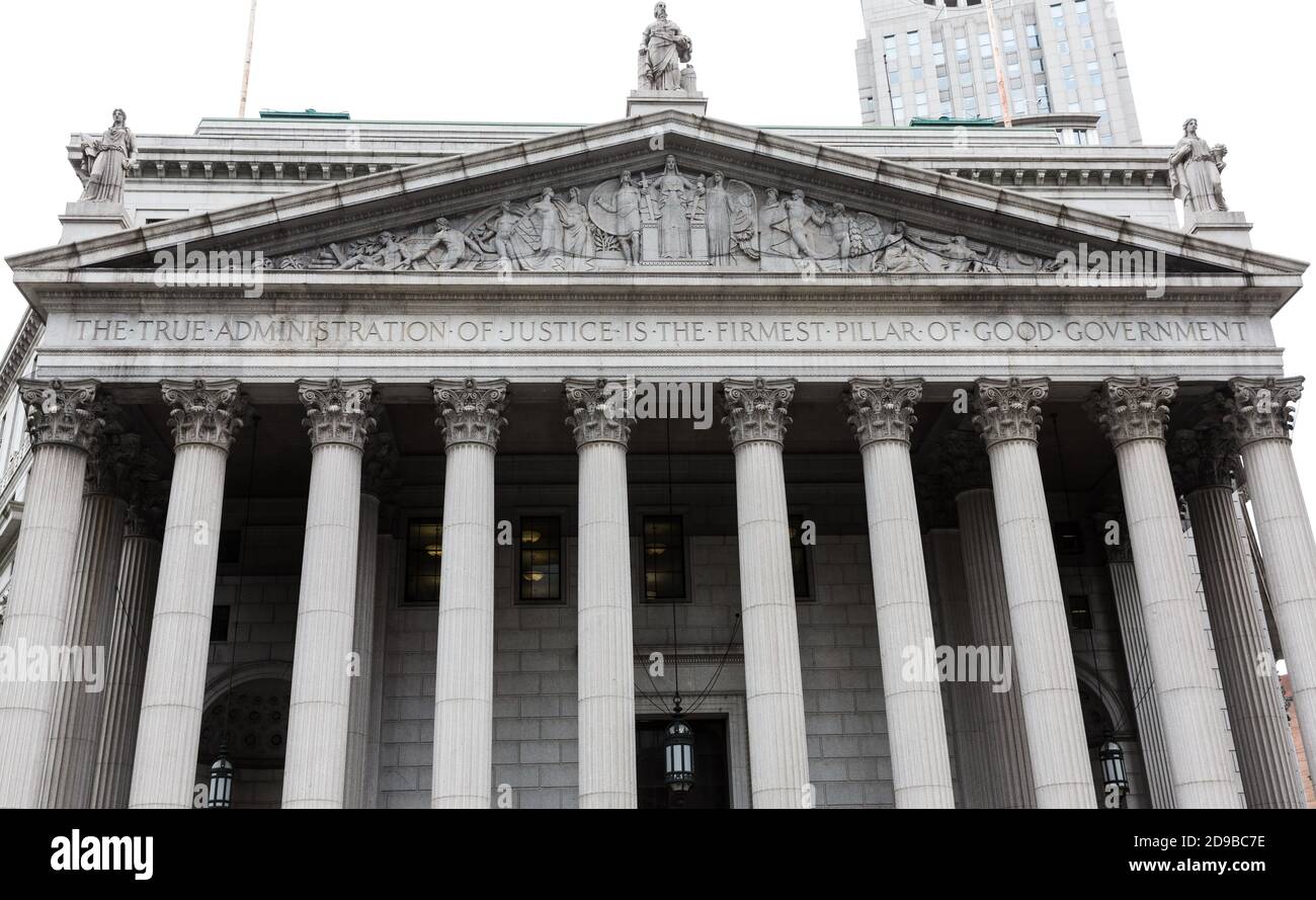 New york county courthouse hi-res stock photography and images - Alamy