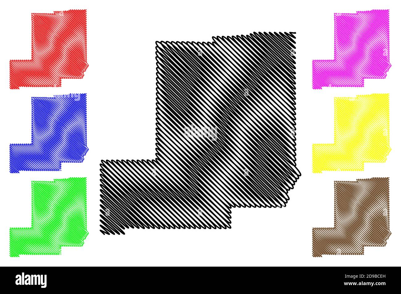 Map of oberlin Stock Vector Images - Alamy