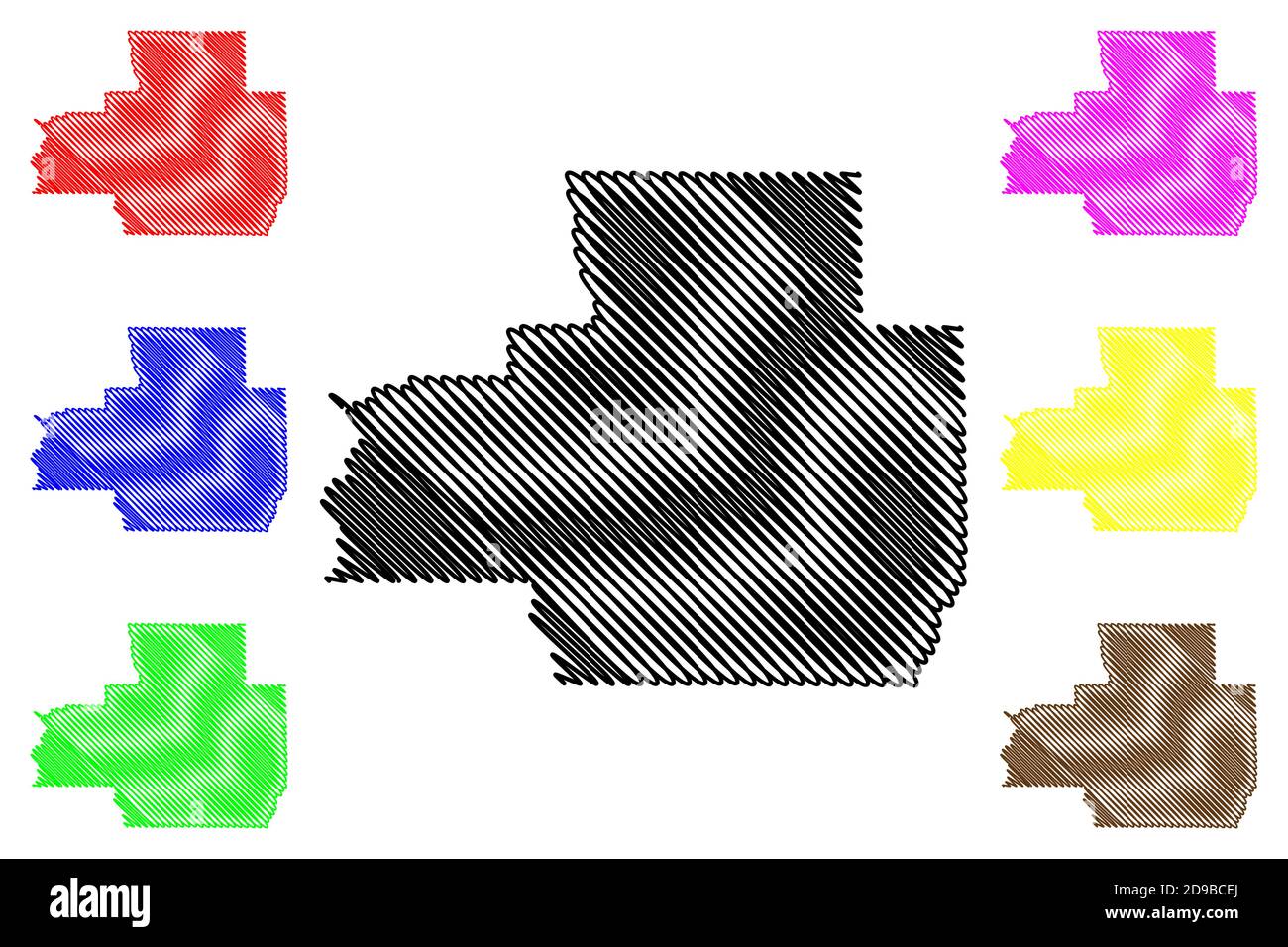 Arcadia louisiana map Stock Vector Images - Alamy