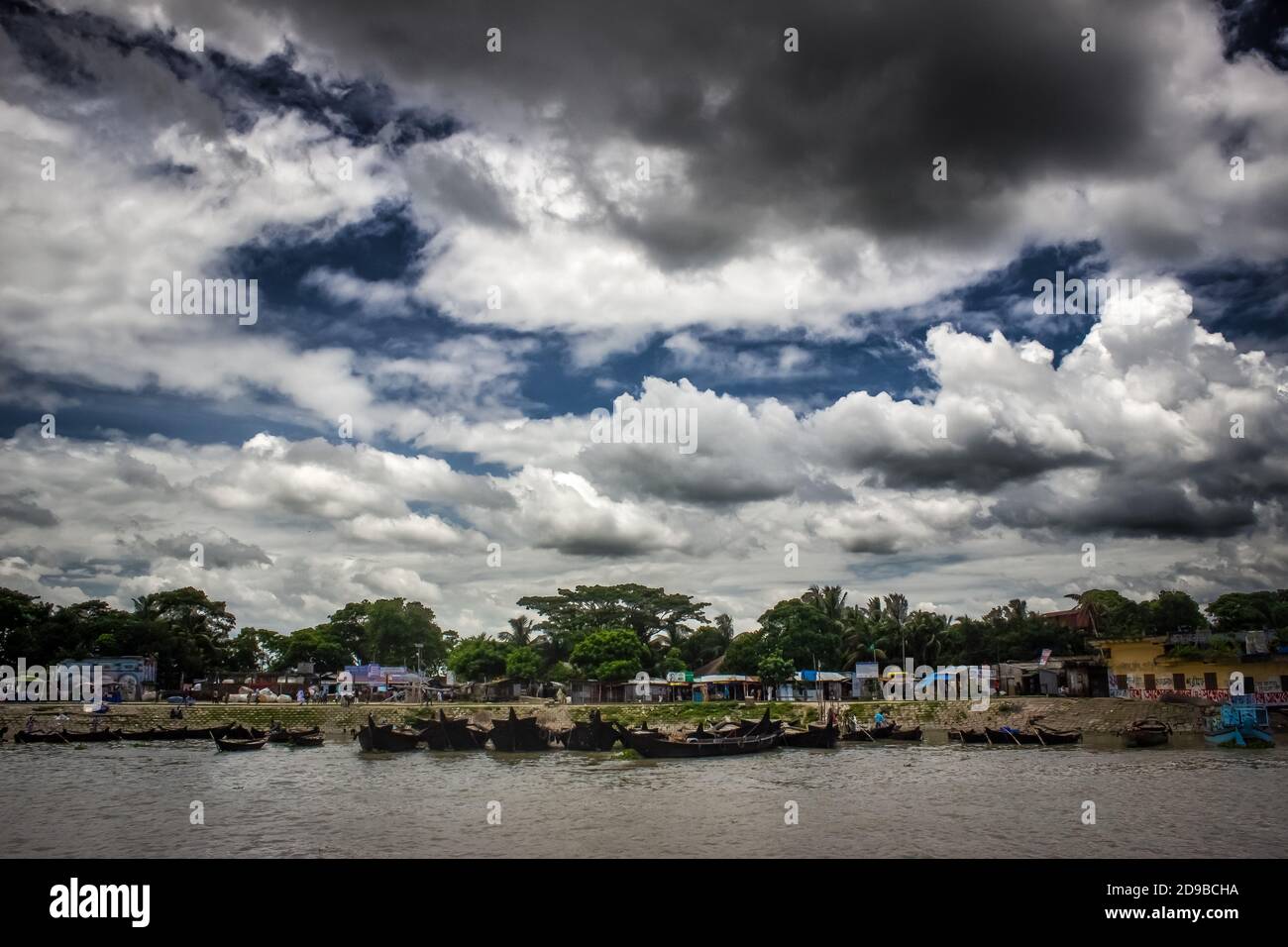A beautiful scenery of village , I captured this image from Chandpur ...