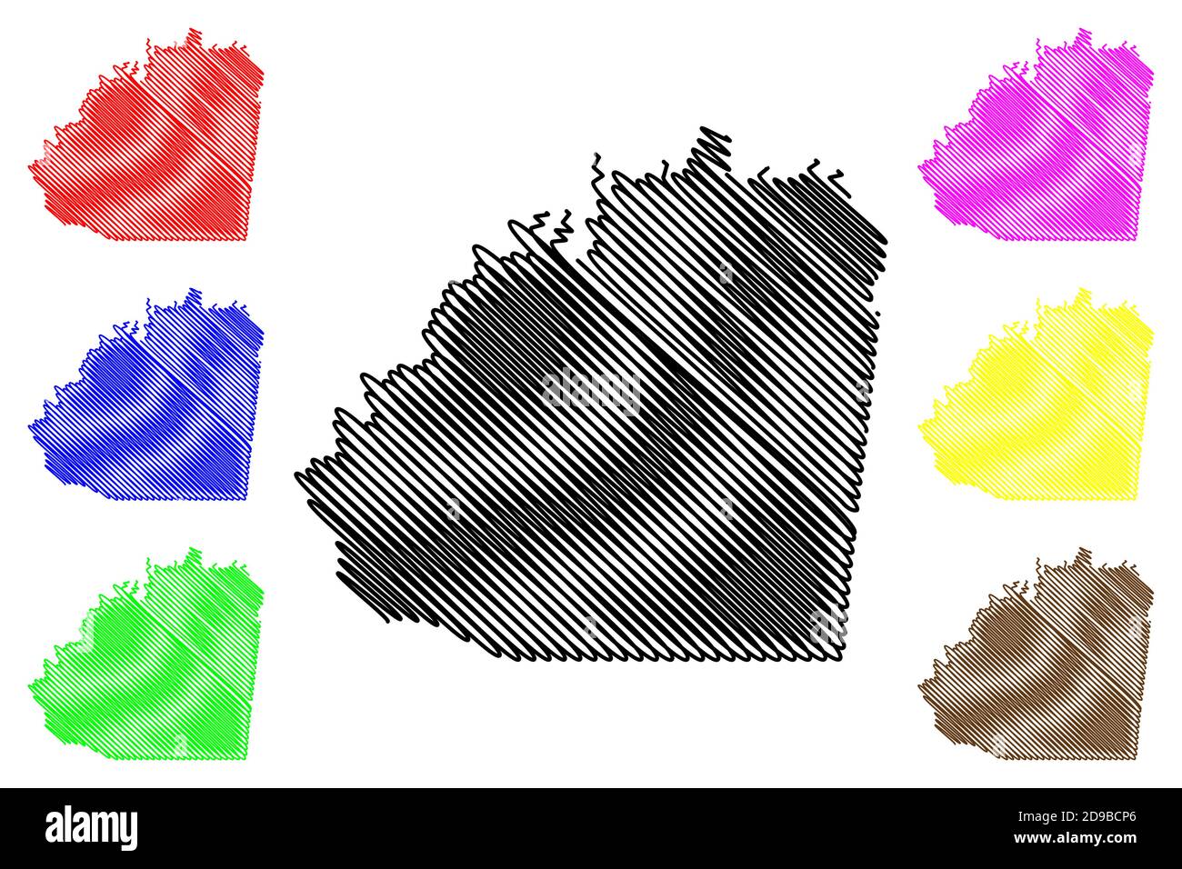 Springfield kentucky map Stock Vector Images - Alamy