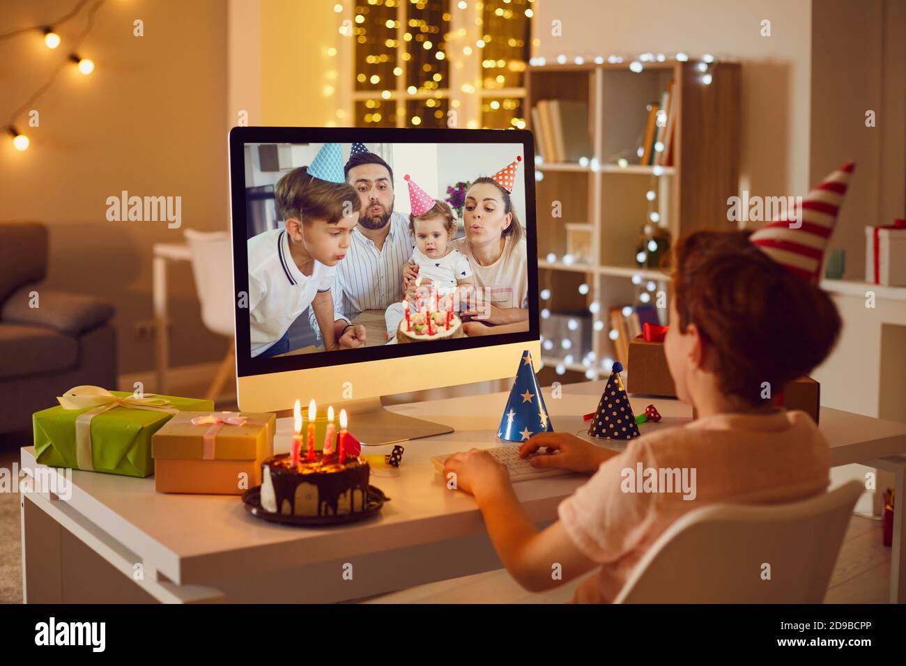 Computer happy birthday hi-res stock photography and images - Alamy