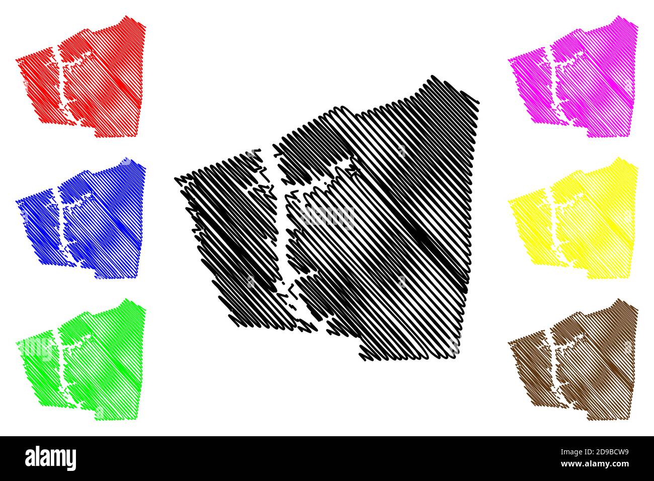 Trigg outline map hi-res stock photography and images - Alamy