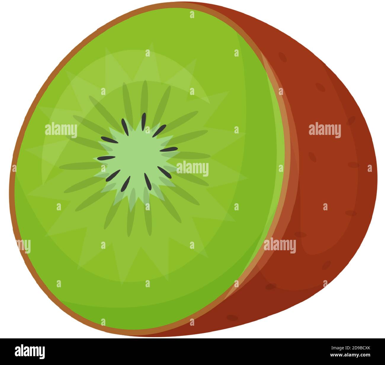 Kiwi cartoon flat vector illustration Stock Vector Image & Art - Alamy