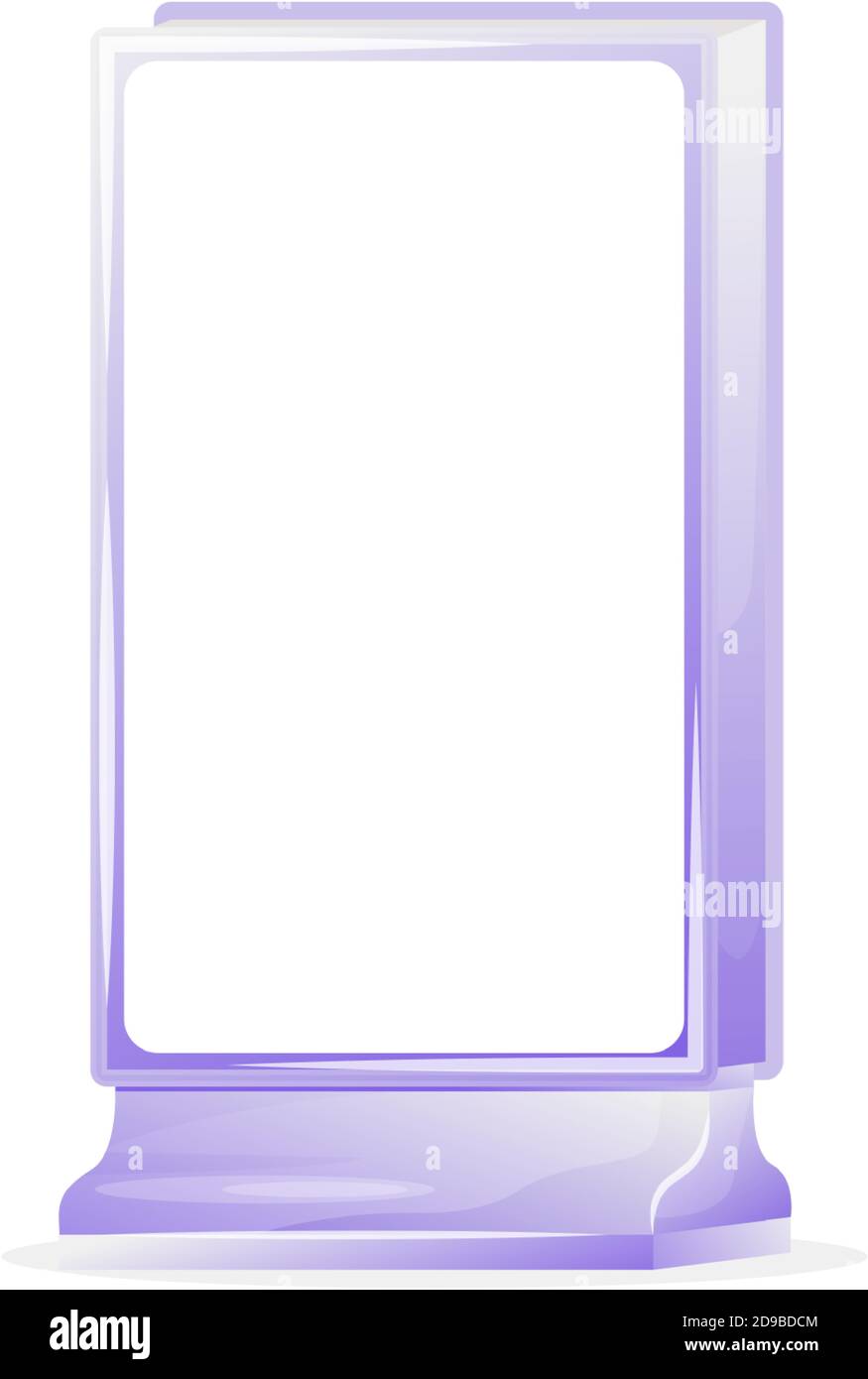 Vertical vector advert board sign illustration Stock Vector Image & Art ...