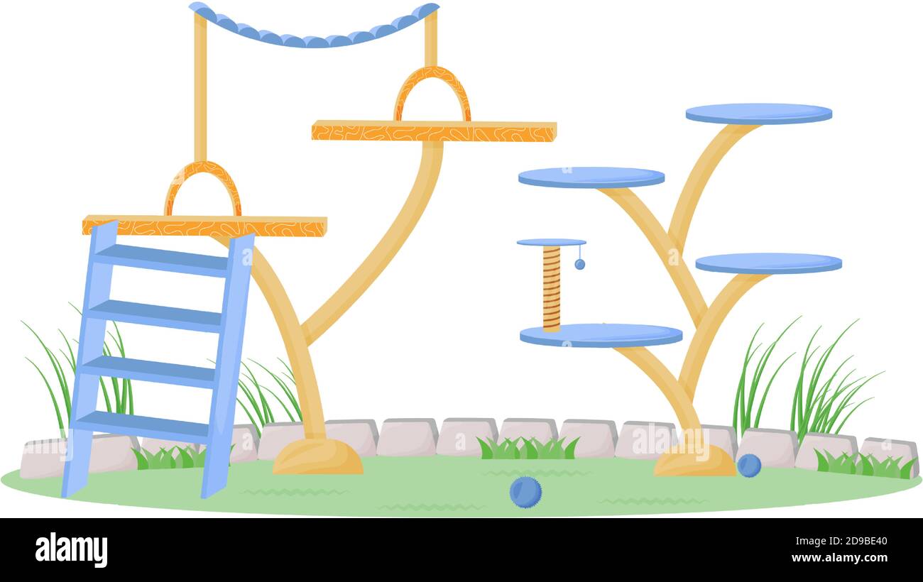 Playground cartoon flat vector illustration Stock Vector Image & Art ...