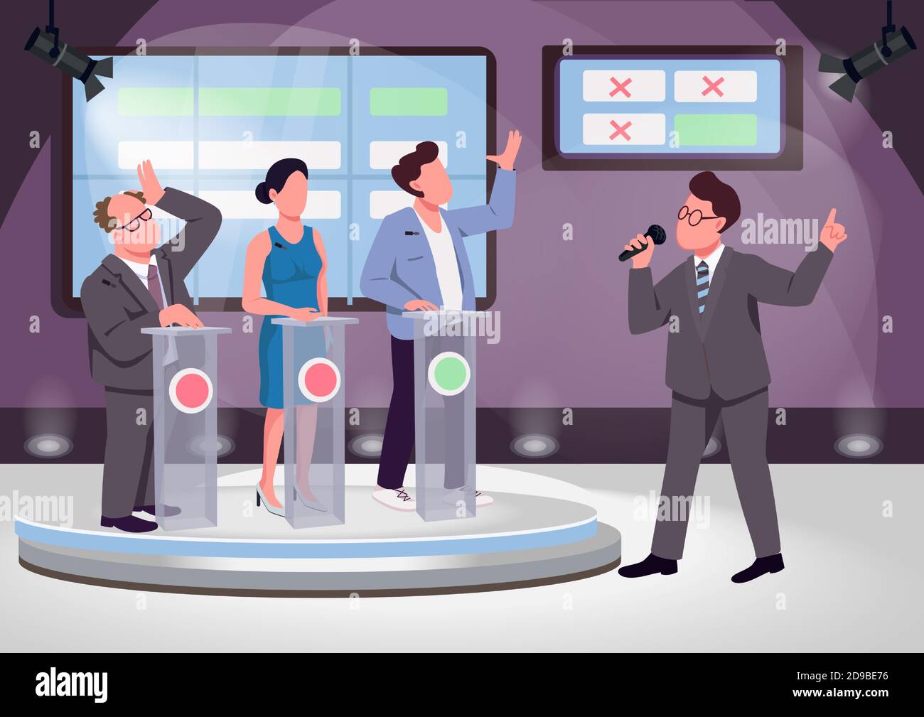 Educational tv show Stock Vector Images - Alamy