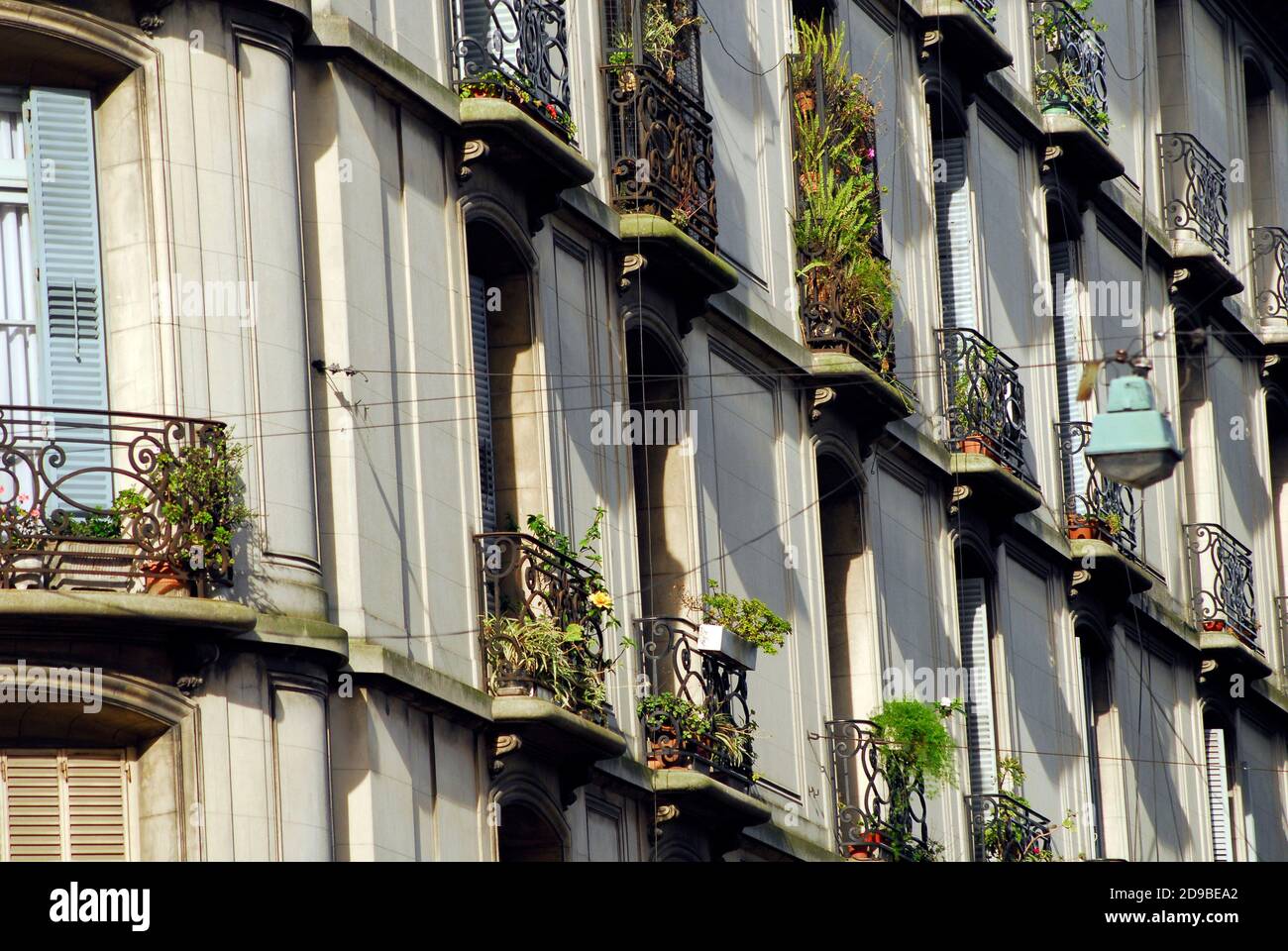 balcony at an apartment building, architecture and design in ...