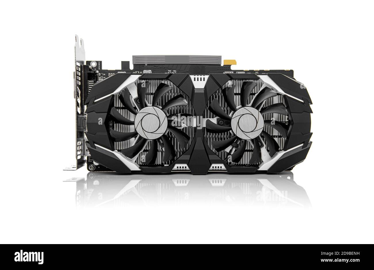 Graphics video card isolated on white Stock Photo - Alamy