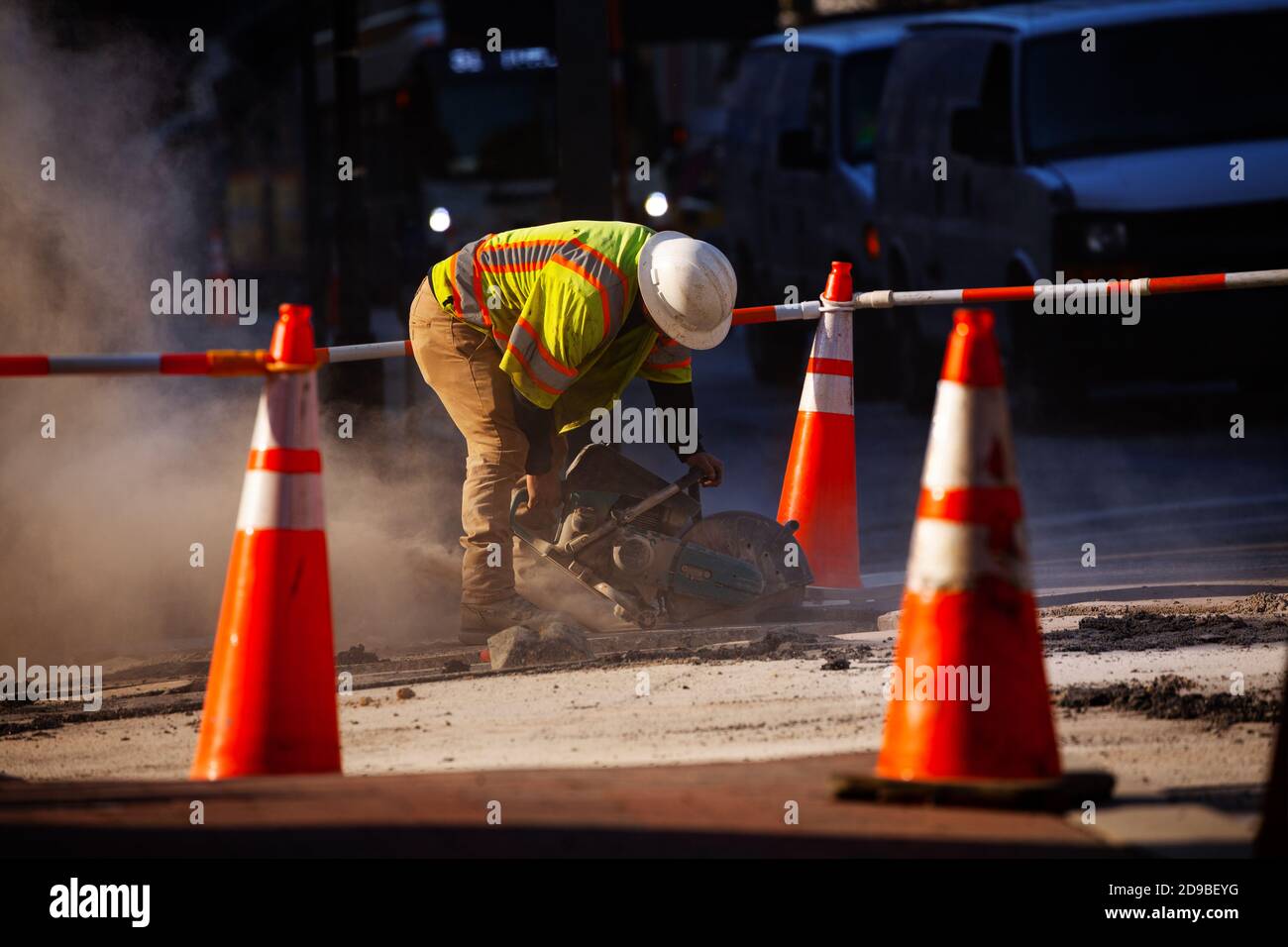 Asphalt road cutter hi-res stock photography and images - Alamy