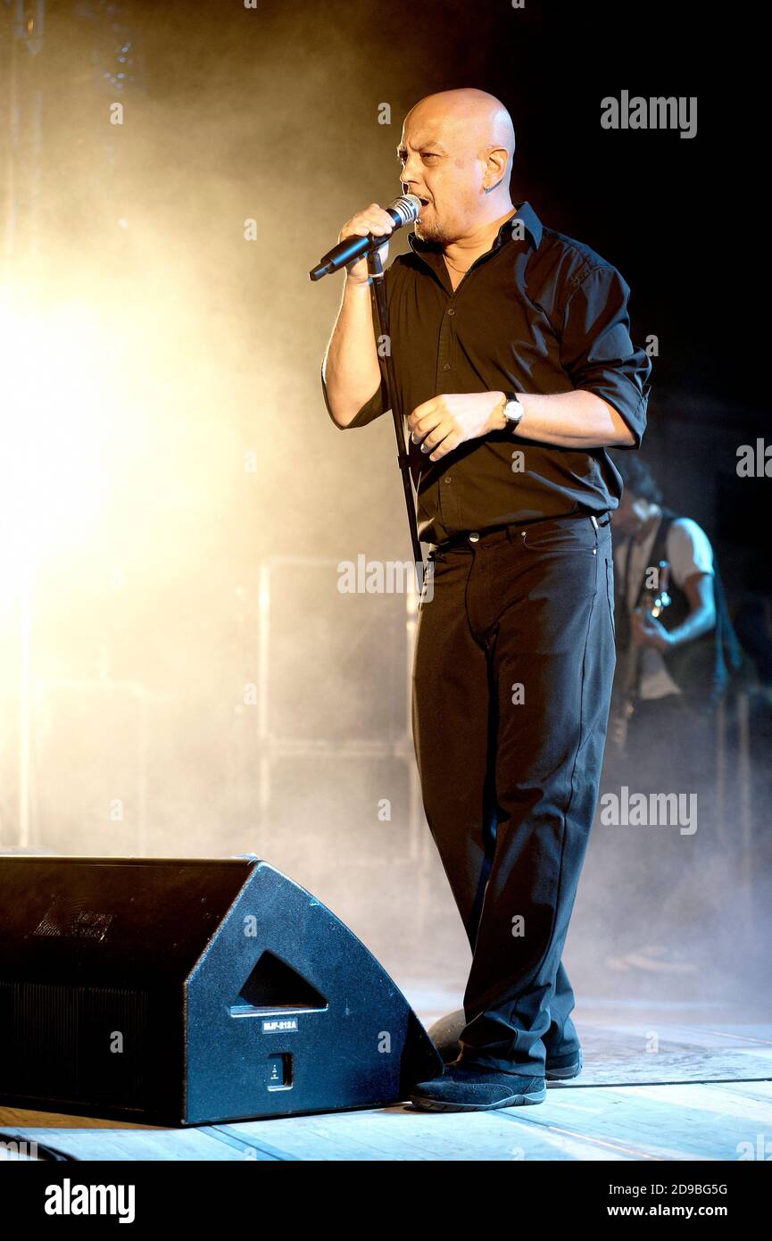 OSPITALETTO ,ITALY - JULY 25: the concert live of the italian pop ...