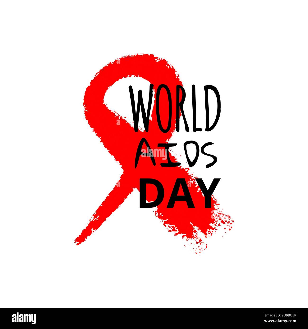 Symbol AIDS stylized red ribbon for World AIDS Day. Perfect for poster ...