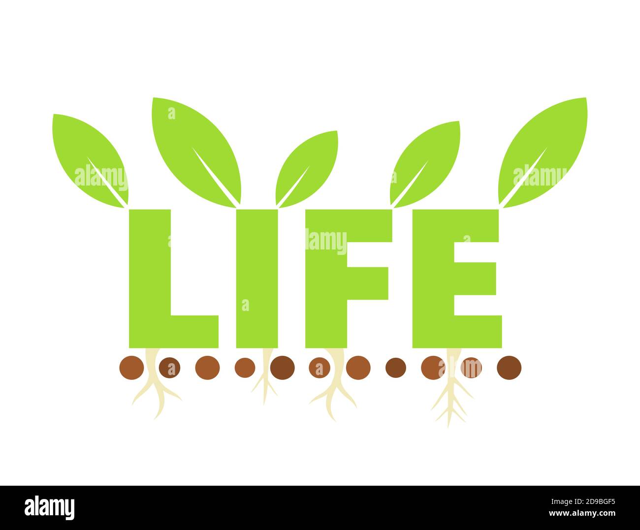Eco life symbol. Vector illustration Stock Vector Image & Art - Alamy