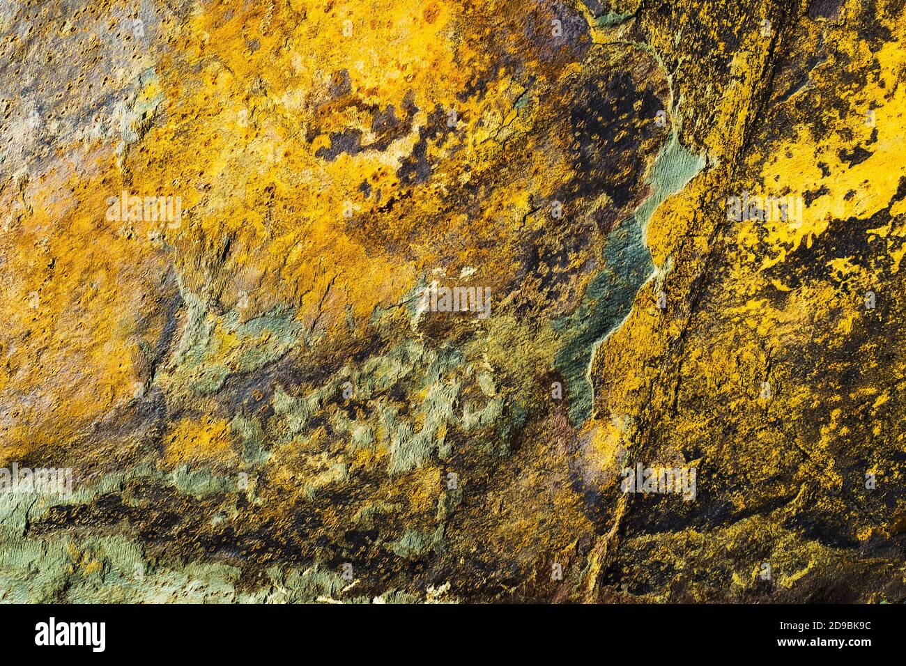 Iron Surface is Covered With Old paint Texture Background. Texture of ...