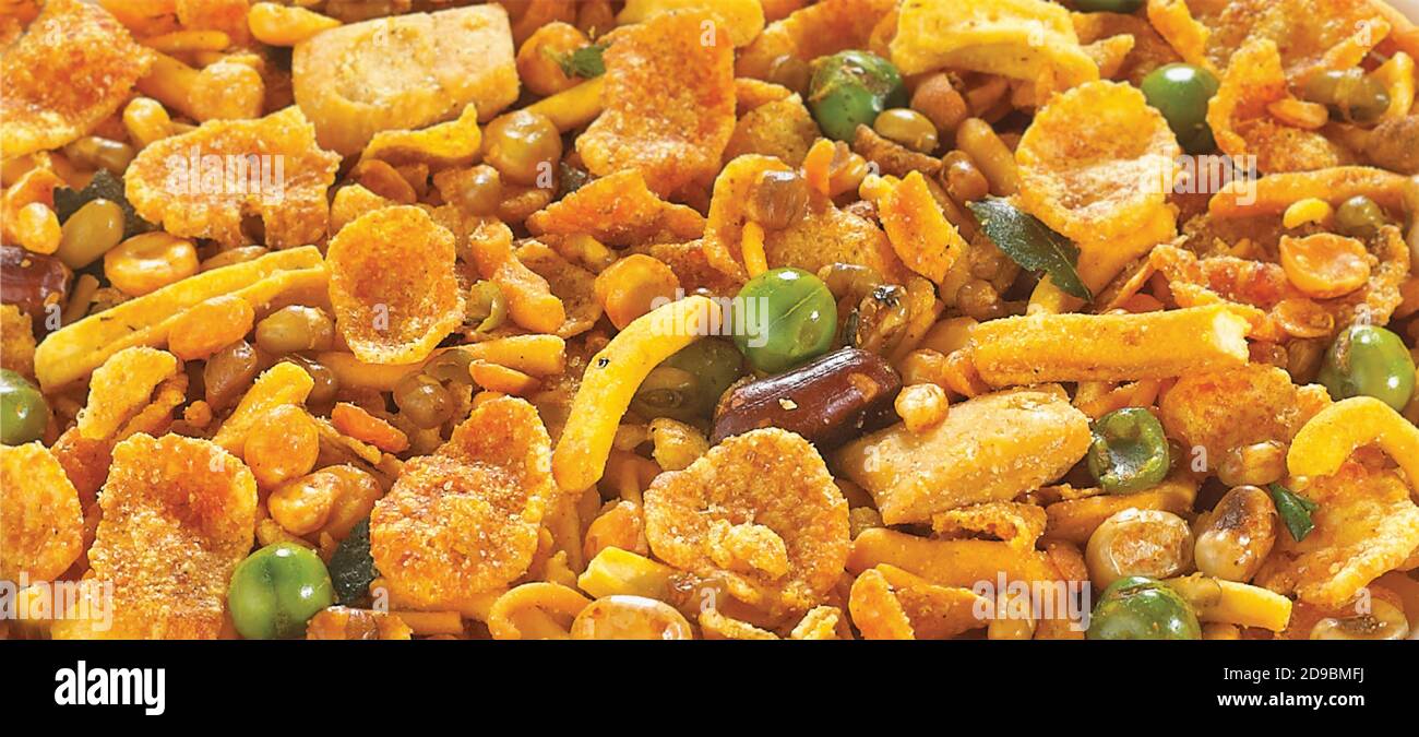 Delicious and crunchy Mix Nimco in golden antique bowl, Mix Chavanu ...