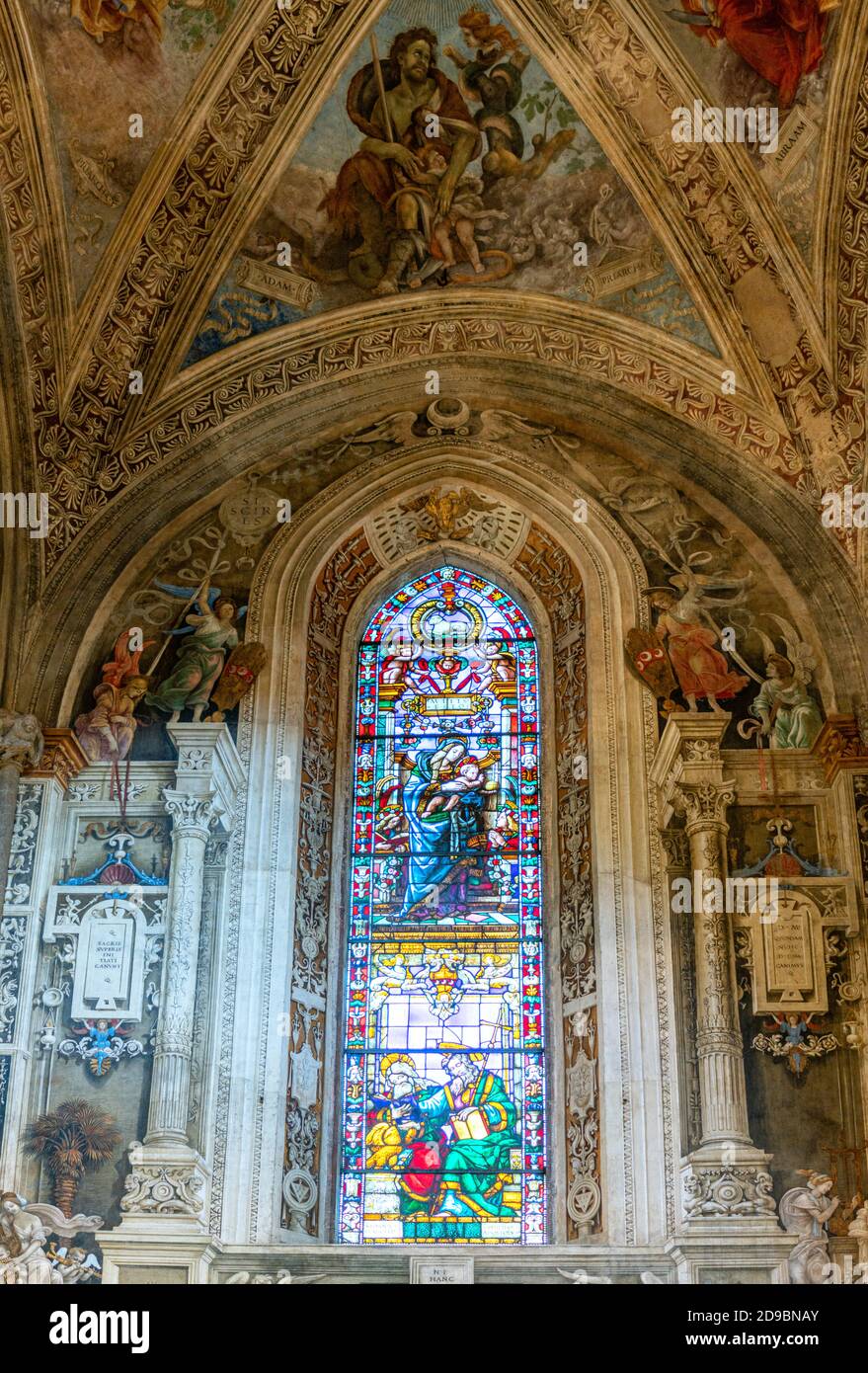 Florence, Italy - February 13, 2019: Basilica of Santa Maria Novella ...