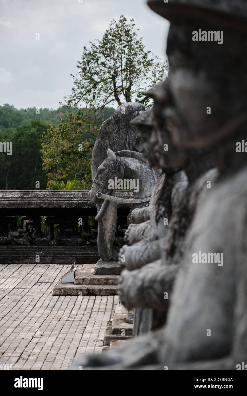Statues in a Vietnamese Temple Stock Photo - Alamy