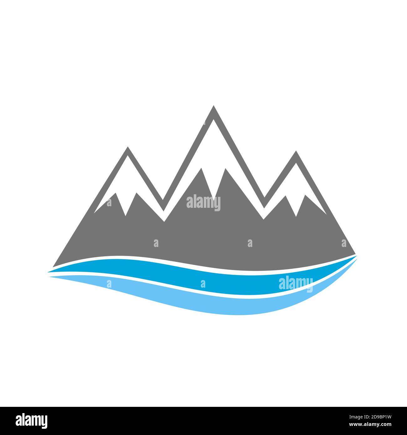Winter holidays snow mountains Cut Out Stock Images & Pictures - Alamy