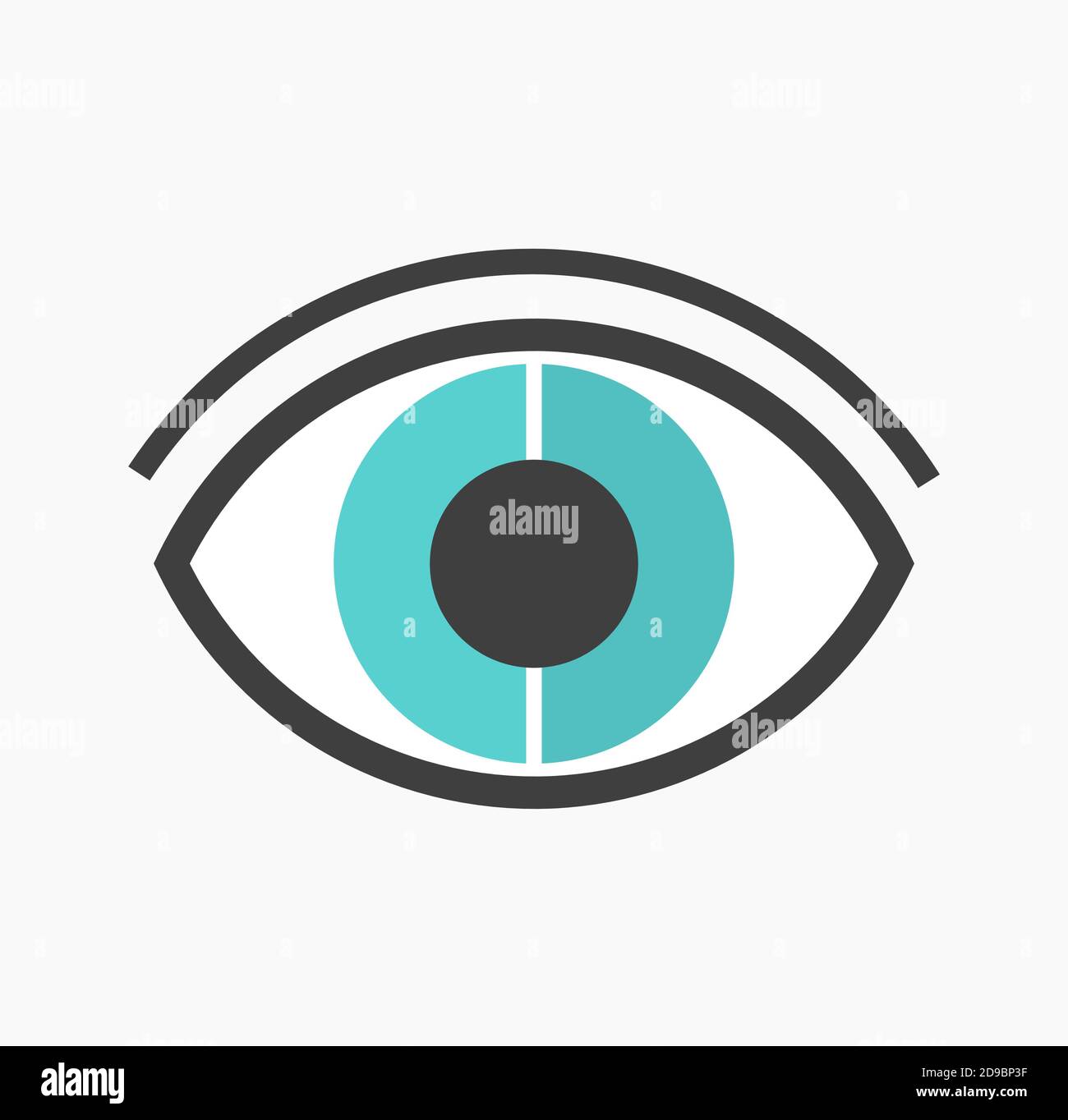 Abstract blue eye vector illustration Stock Vector Image & Art - Alamy