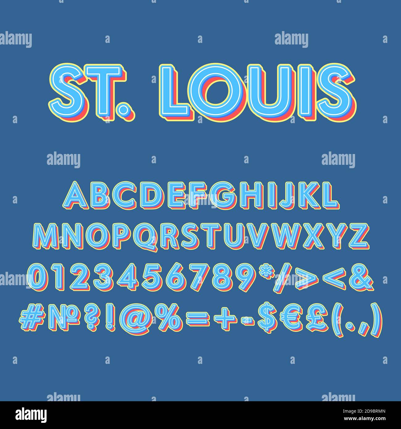 Saint louis missouri Stock Vector Images - Alamy