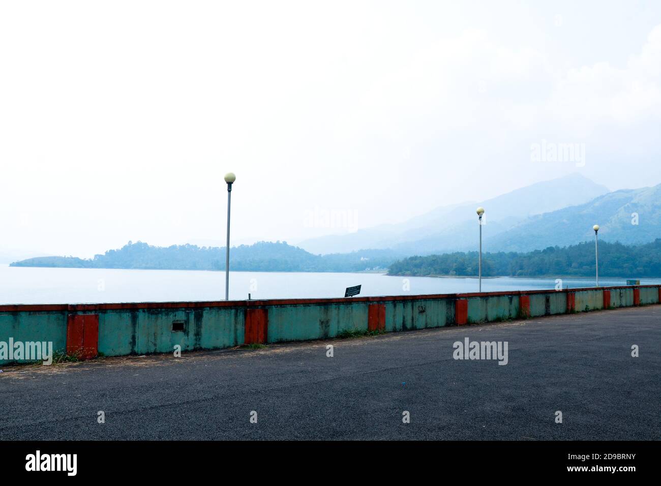 Beautiful scenery from the Banasura sagar dam in Western Ghats, Kerala ...