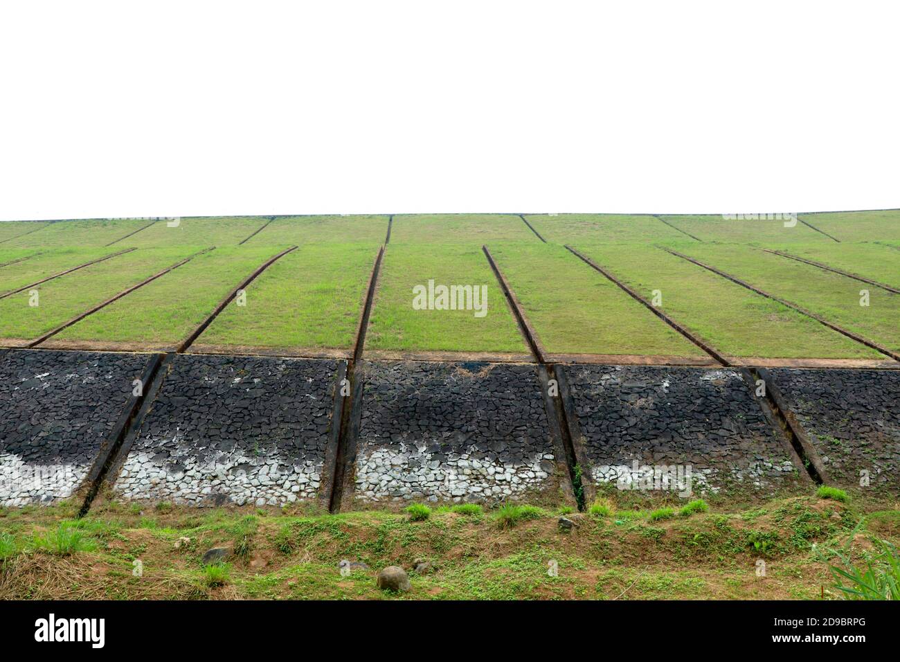 Beautiful meadow from the Banasura sagar dam in Western Ghats, Kerala ...