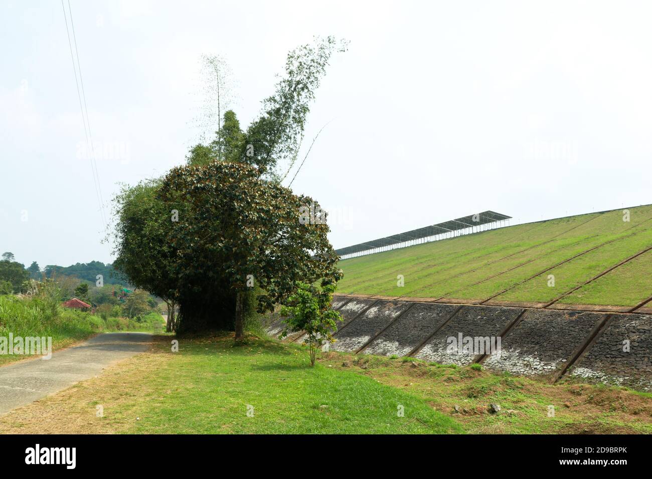 Beautiful meadow from the Banasura sagar dam in Western Ghats, Kerala ...