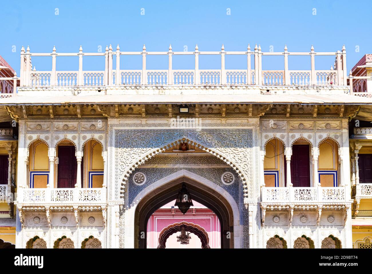 Gateway in City Palace, Jaipur, Rajasthan, India Stock Photo - Alamy