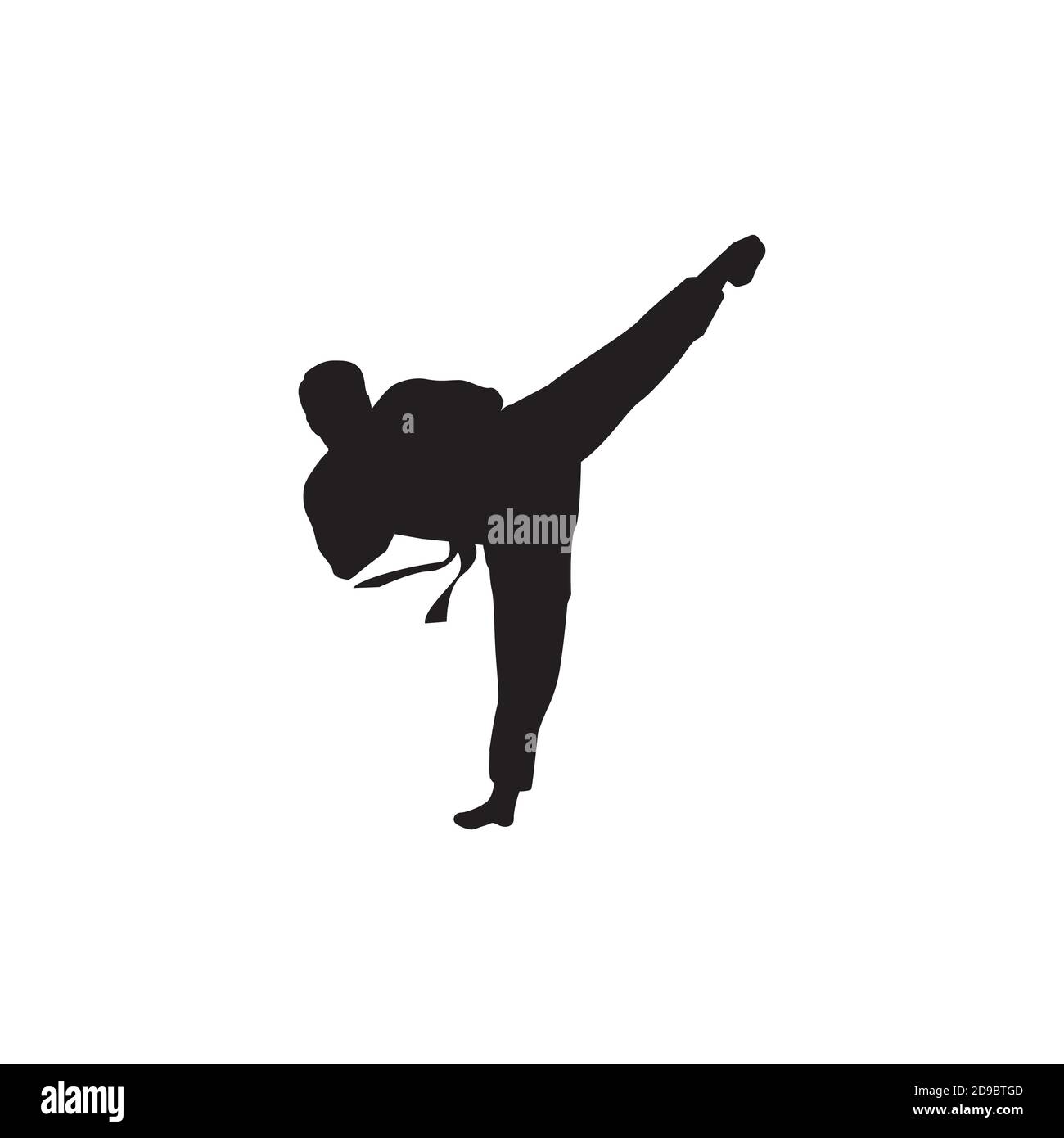 Taekwondo Vector icon design illustration Template Stock Vector Image ...