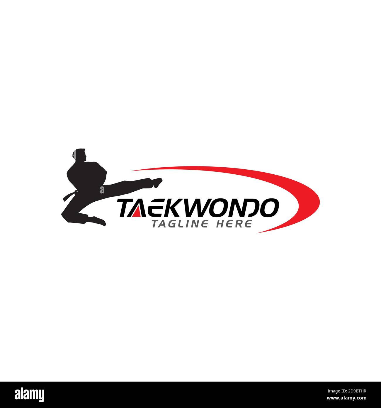Taekwondo Vector icon design illustration Template Stock Vector Image ...