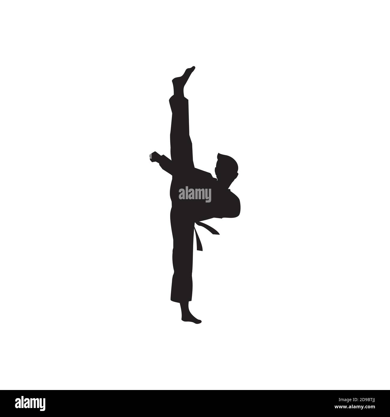 Taekwondo Vector icon design illustration Template Stock Vector Image ...