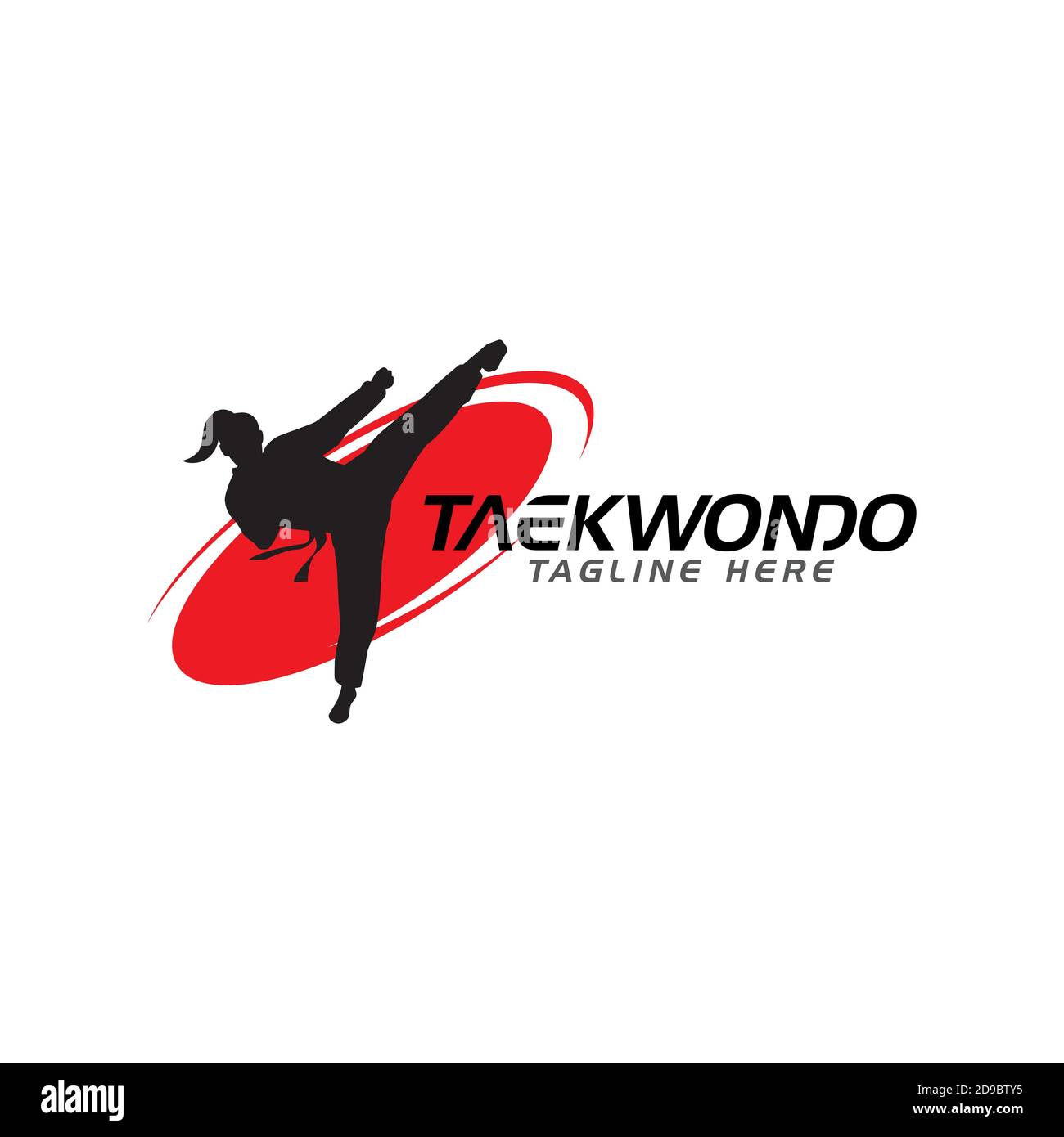 Taekwondo Vector icon design illustration Template Stock Vector Image ...