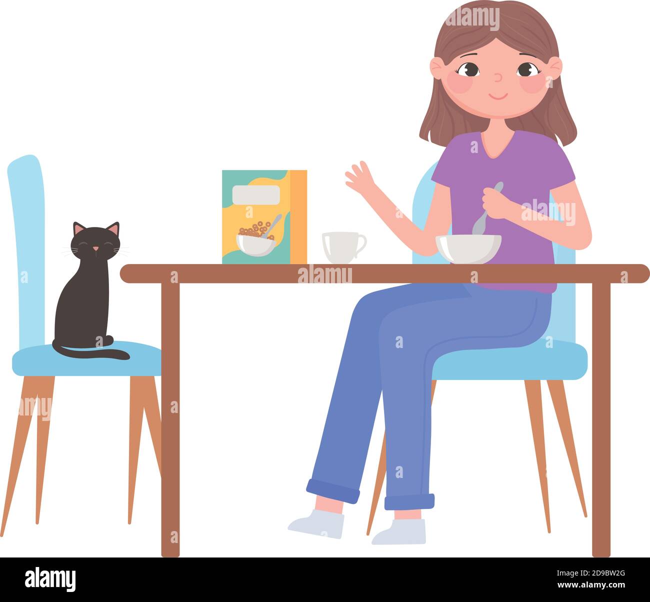 Vegan cat food Stock Vector Images - Alamy