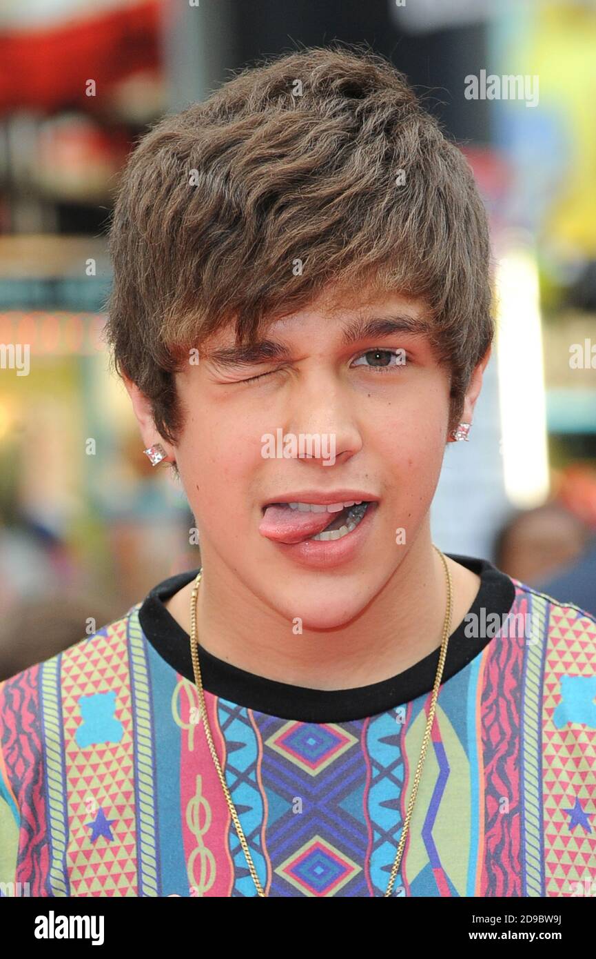 Austin Mahone attends the Wolverine UK premiere, at Empire Cinema on ...