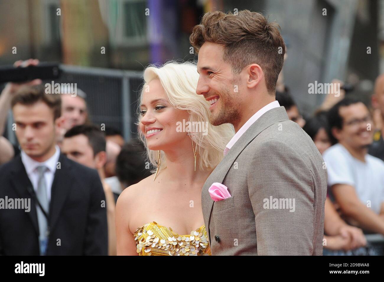 Kimberly Wyatt and Max Rogers attend the Wolverine UK premiere, at ...