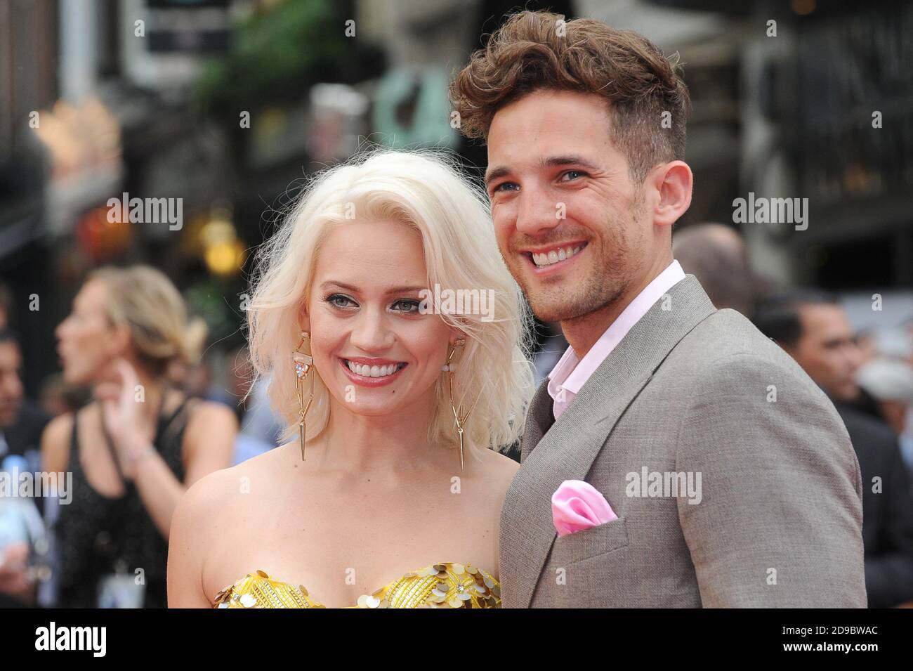 Kimberly Wyatt and Max Rogers attend the Wolverine UK premiere, at ...