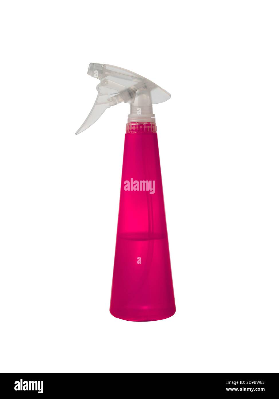 pink spray bottle. studio photography of spray multipurpose cleaner ...