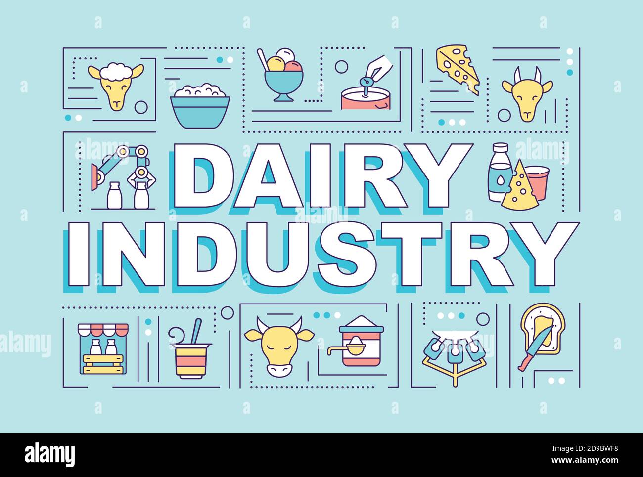 Industry word concepts banner Stock Vector Images - Alamy