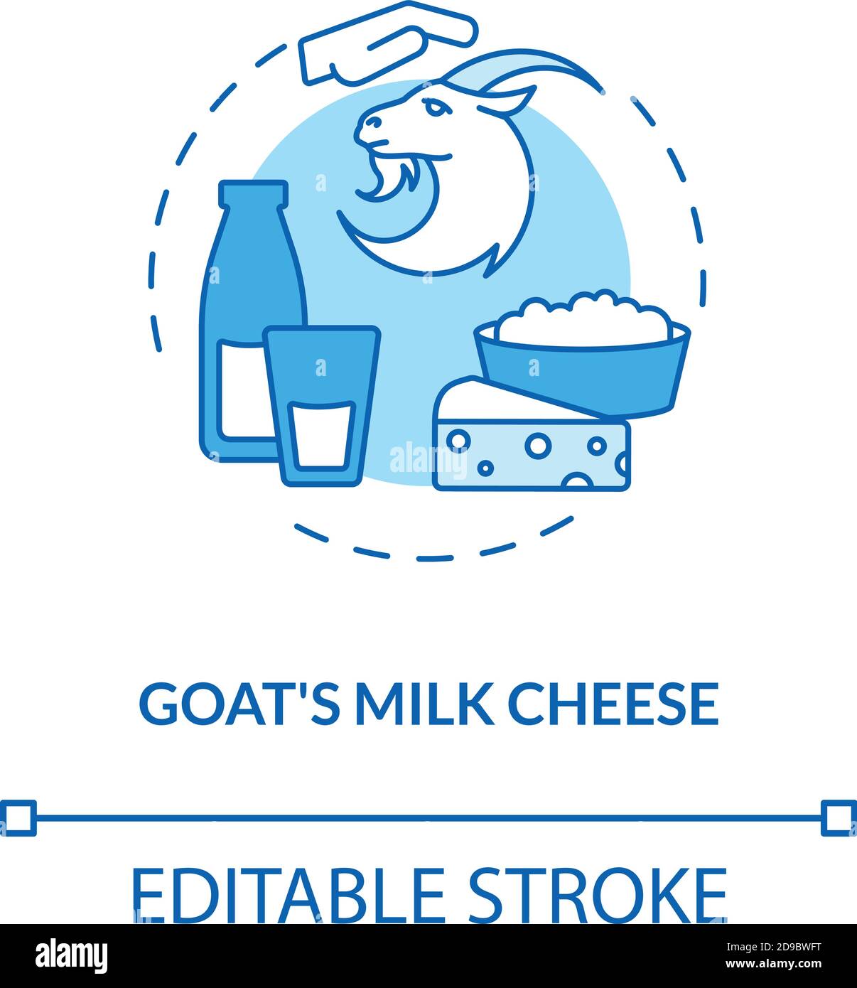 Goat milk production Cut Out Stock Images & Pictures - Alamy