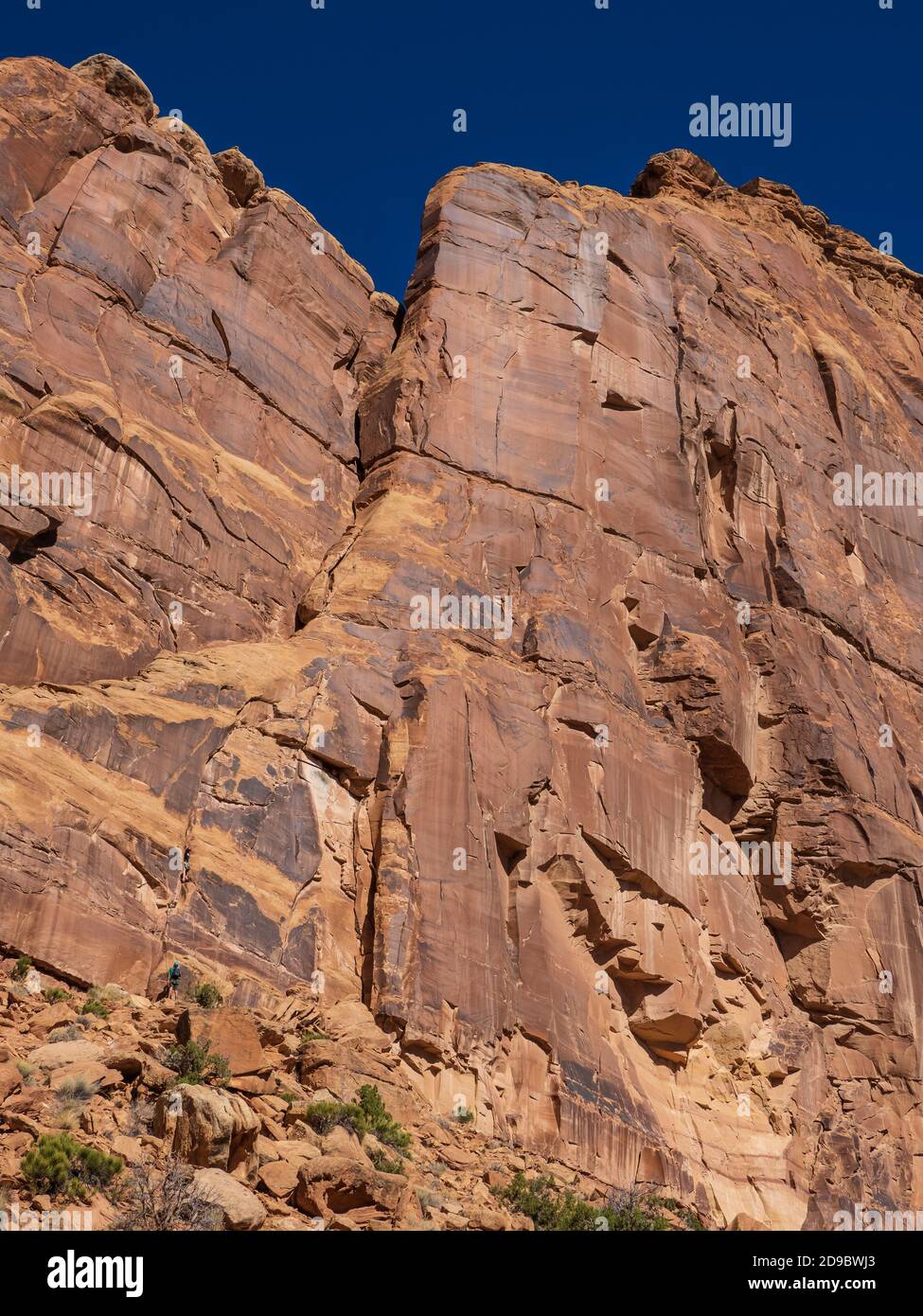 Independence monument colorado climber hi-res stock photography and ...