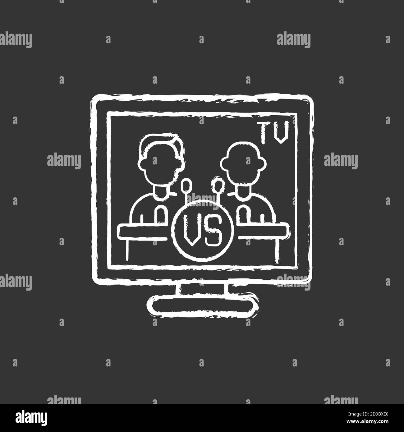 Live television debate Stock Vector Images - Alamy