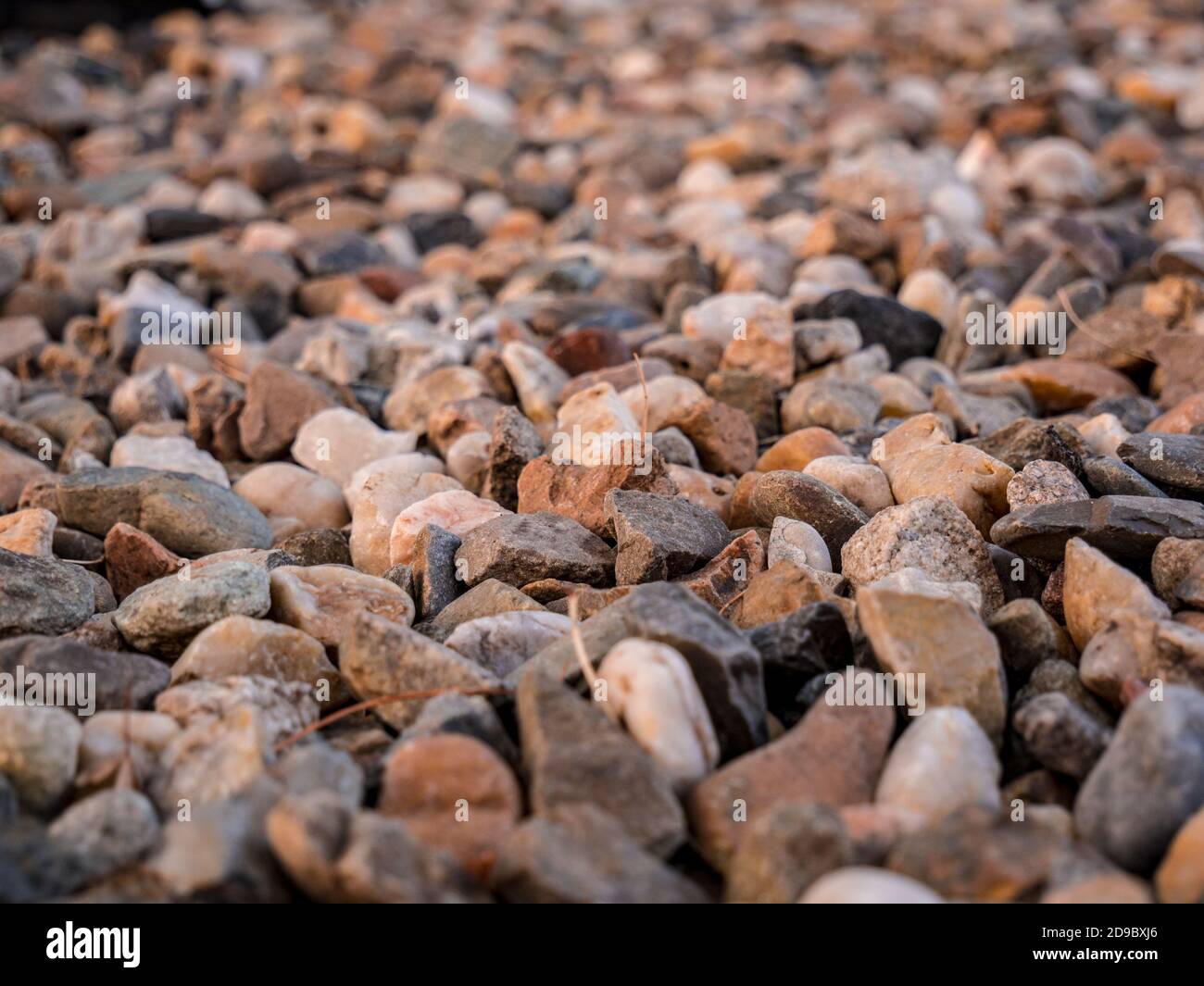 Different kinds of small stones - shallow depth of field Stock Photo ...