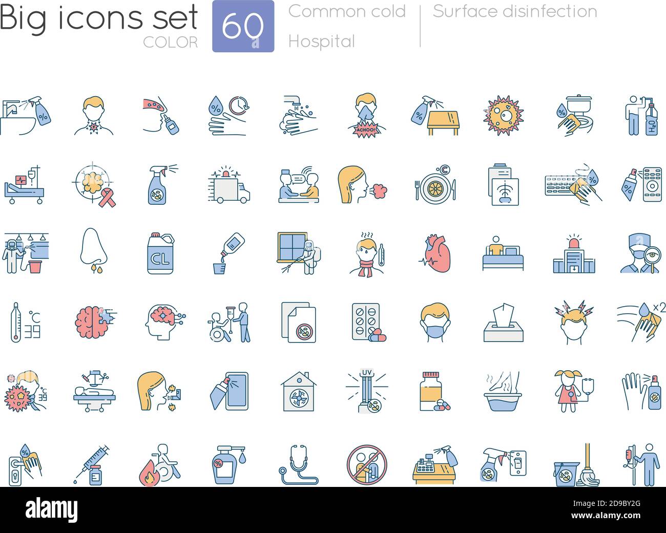 Sanitizing routine Stock Vector Images - Alamy