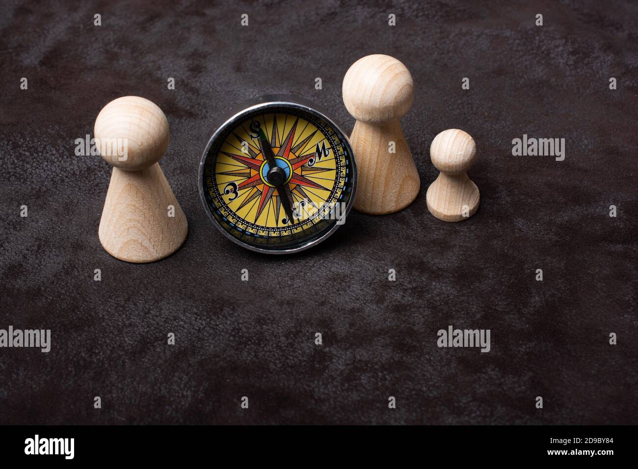 Magnetic compass tool as a concept of traveling and and finding your ...