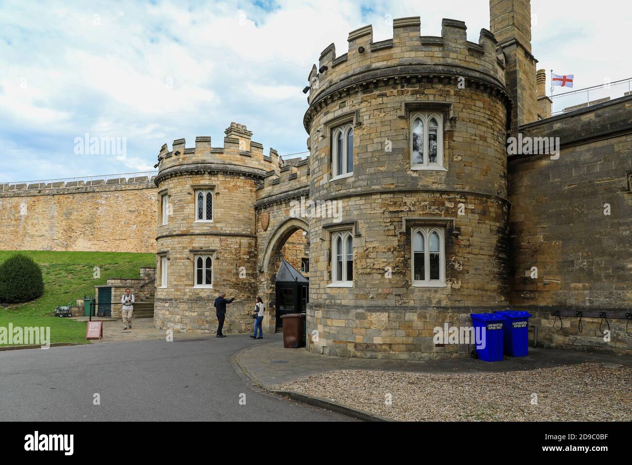 Eastgate, the main entrance to Lincoln Castle and the Castle Walls ...