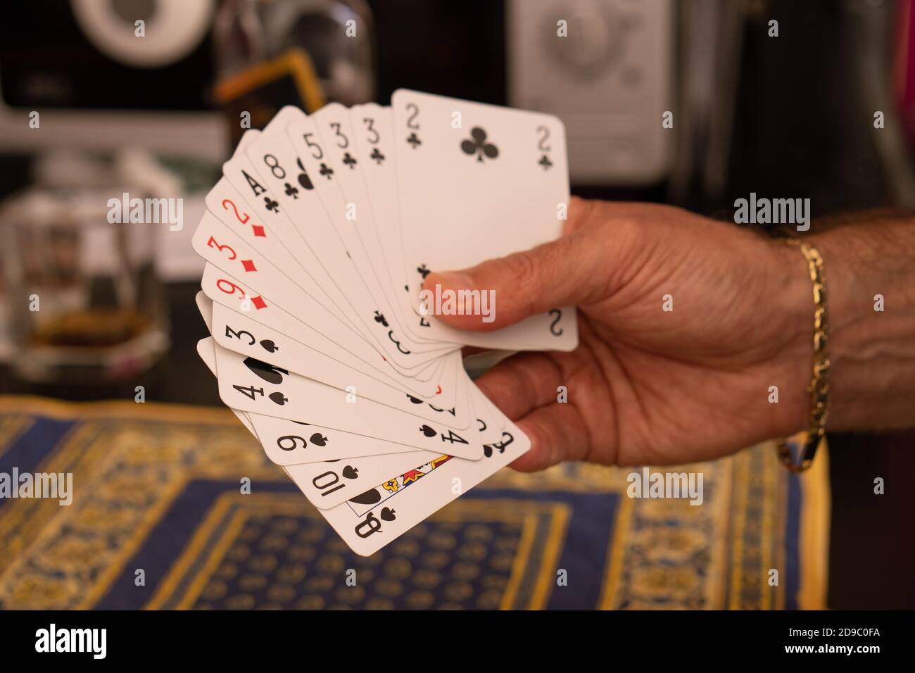 Playing english deck Stock Photo - Alamy