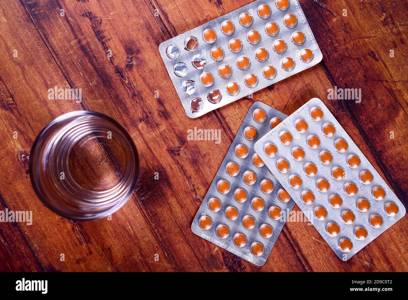 Blister packs of prescription anti inflammatory drug Dicloflex 50mg ...