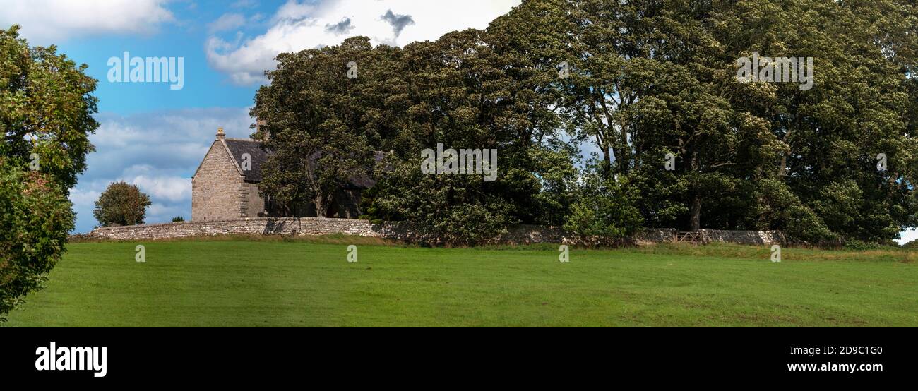 Heavenfield, St Oswald's Church, Northumberland Stock Photo - Alamy