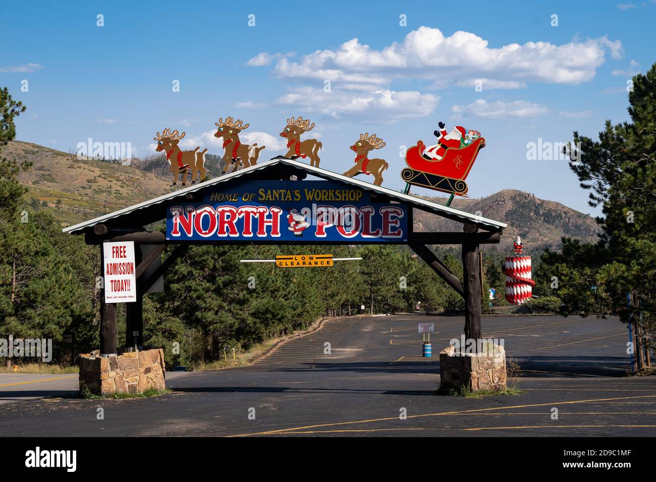 Santa workshop theme park hi-res stock photography and images - Alamy