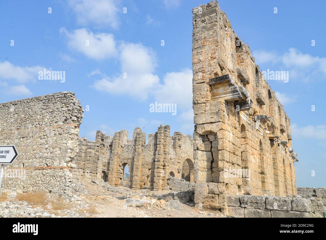 Turkey aspendos basilica ruins hi-res stock photography and images - Alamy